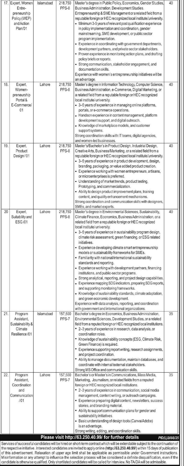 Federal Government Jobs 2026 – SME, Finance, ESG, IR, IT, and ...